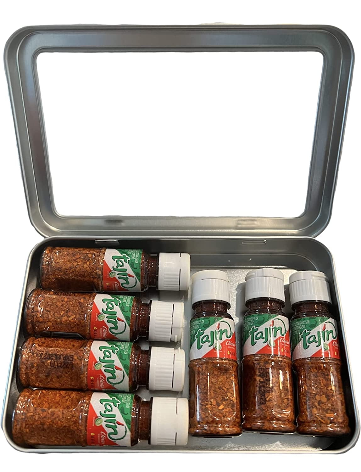 Tajin Clasico Seasoning With Carrying Case - Miniature Tajin In Metal ...