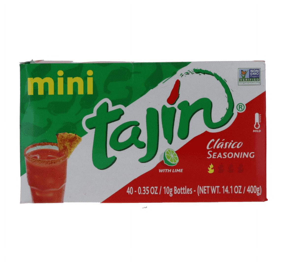Tajin Fruit Seasoning Mini, Spicy Lime and Chili Blend, 0.35-Ounce ...