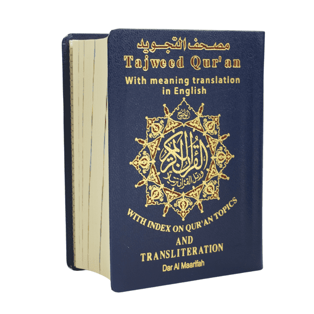 Tajweed Pocket Size Quran With Translation & Transliteration (Arabic ...
