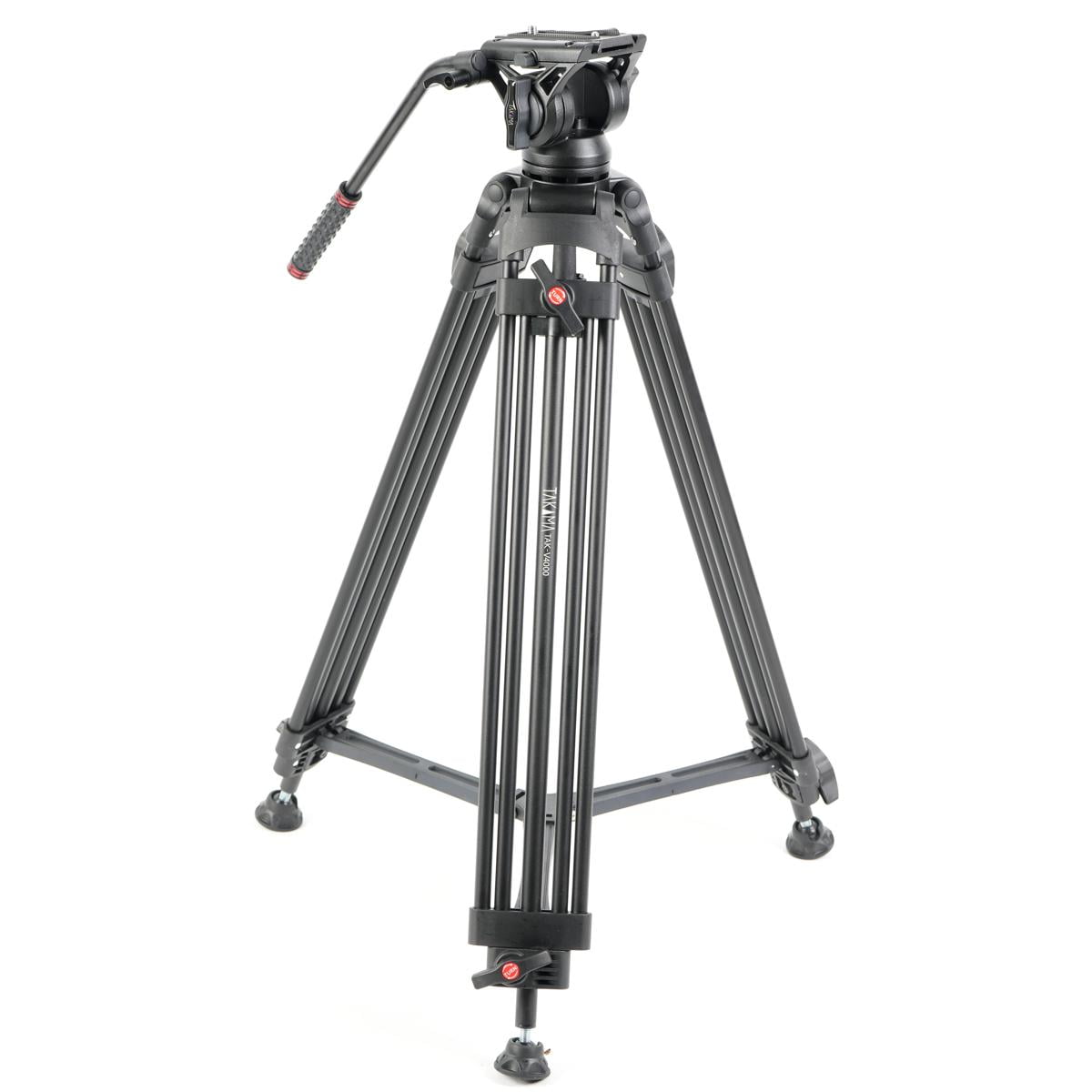 Takama Professional DSLR Camera 3-Section Aluminum Video Tripod with ...