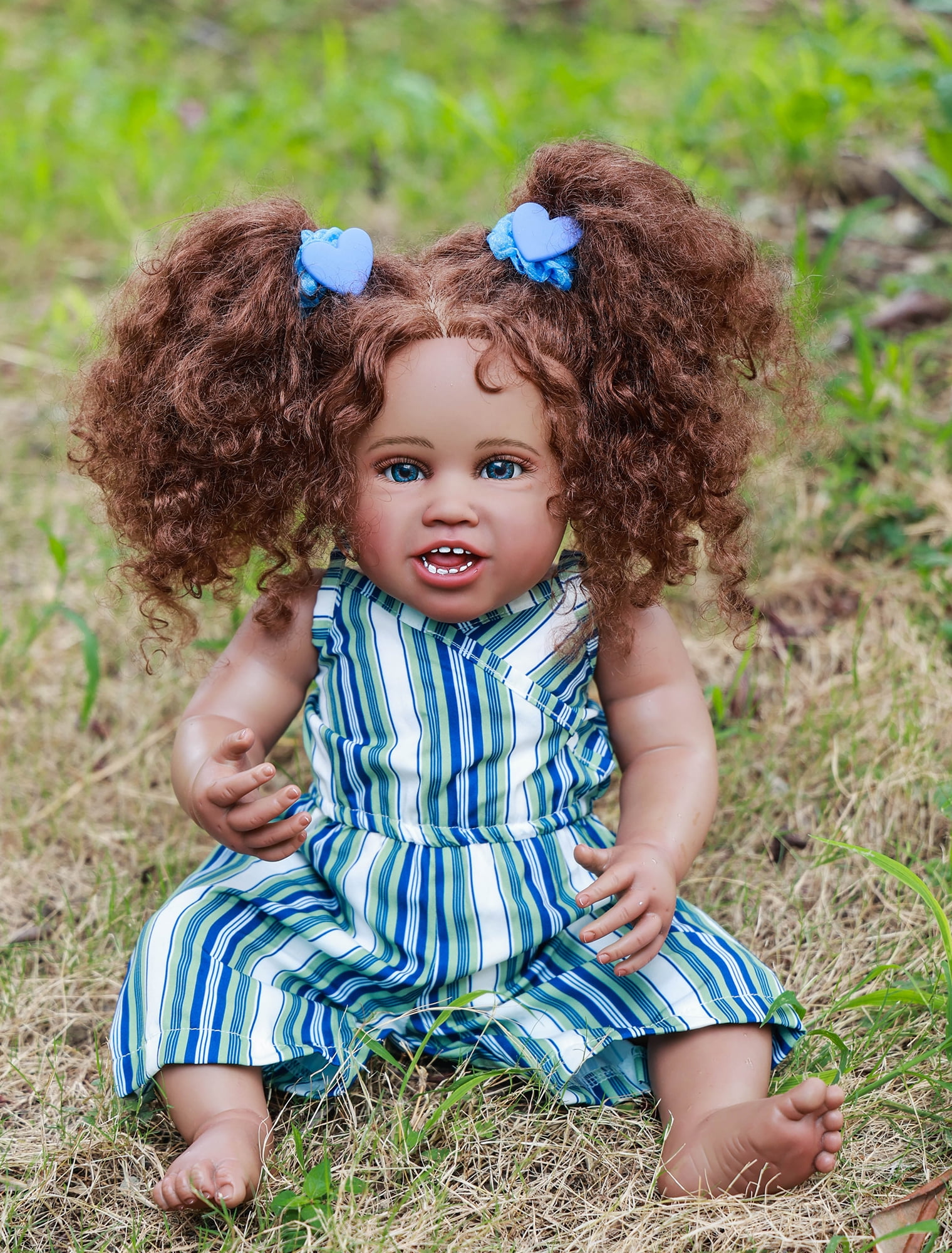 Takanini Newborn Baby Dolls 24 Inch with Silicone Limbs Realistic Girl ...