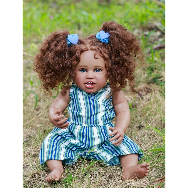 Takanini Newborn Baby Dolls 24 Inch with Silicone Limbs Realistic Girl ...