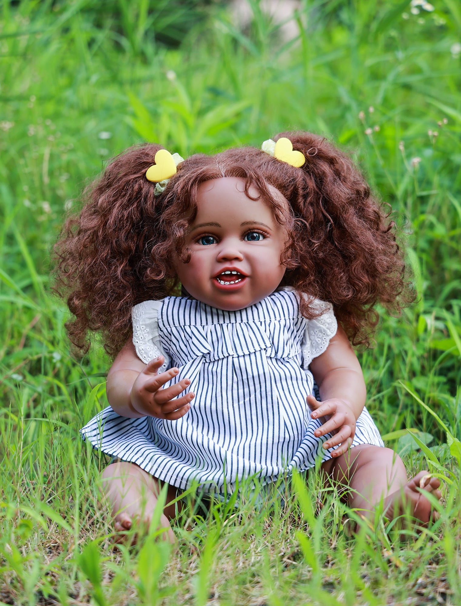 Takanini Reborn Baby Dolls 24 Inch with Silicone Limbs Realistic Girl ...