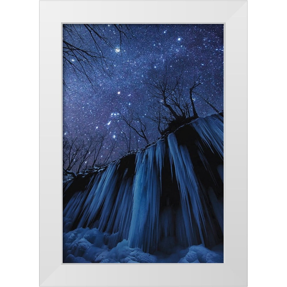 Takanobu, Kano 23x32 White Modern Wood Framed Museum Art Print Titled ...