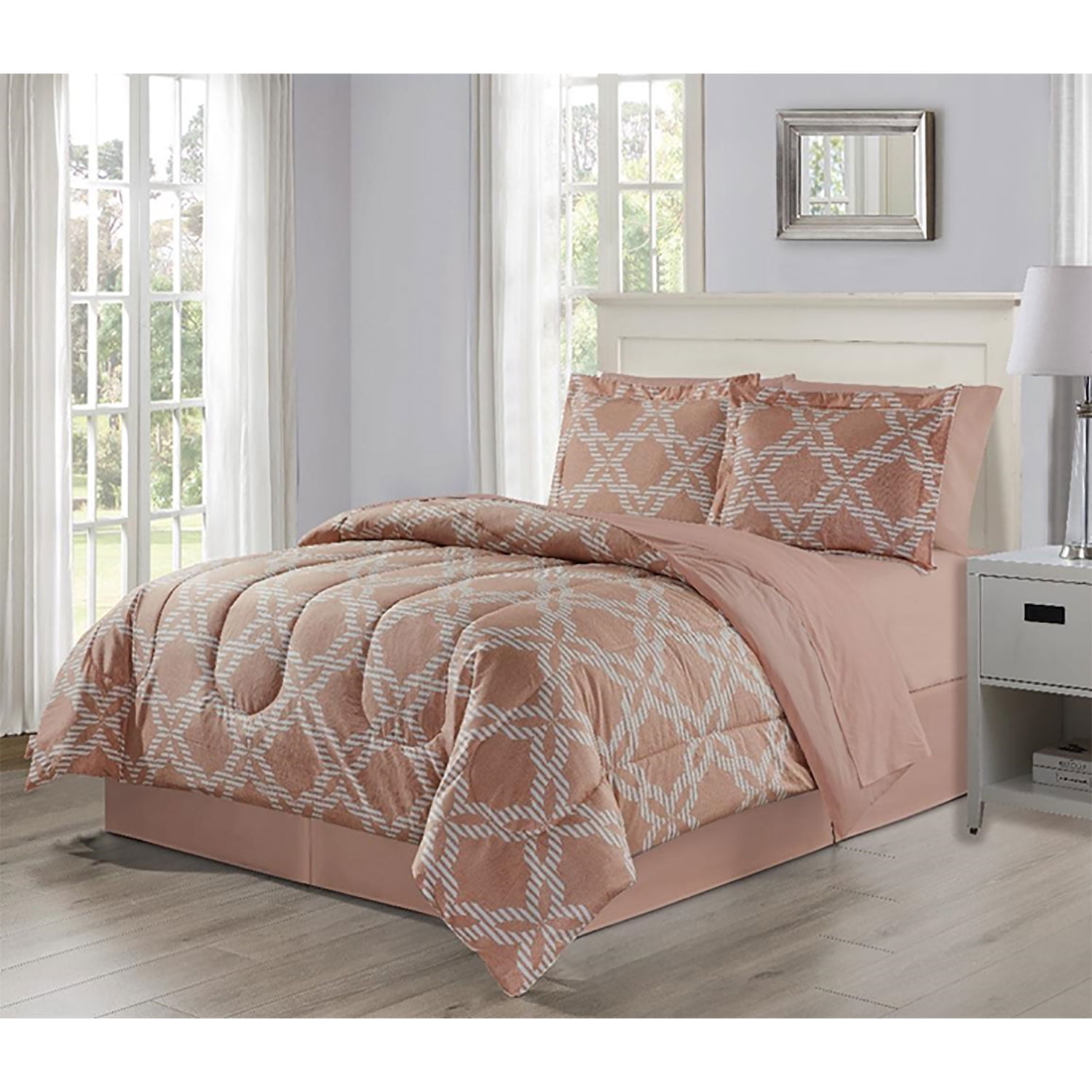 Takara 9 Piece Comforter Set, Multi, Queen - Walmart.com