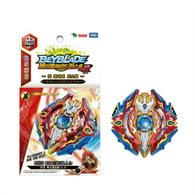 Takara Tomy Beyblade BURST B-92 Starter - Sieg Excalibur.1.Ir Attack ...