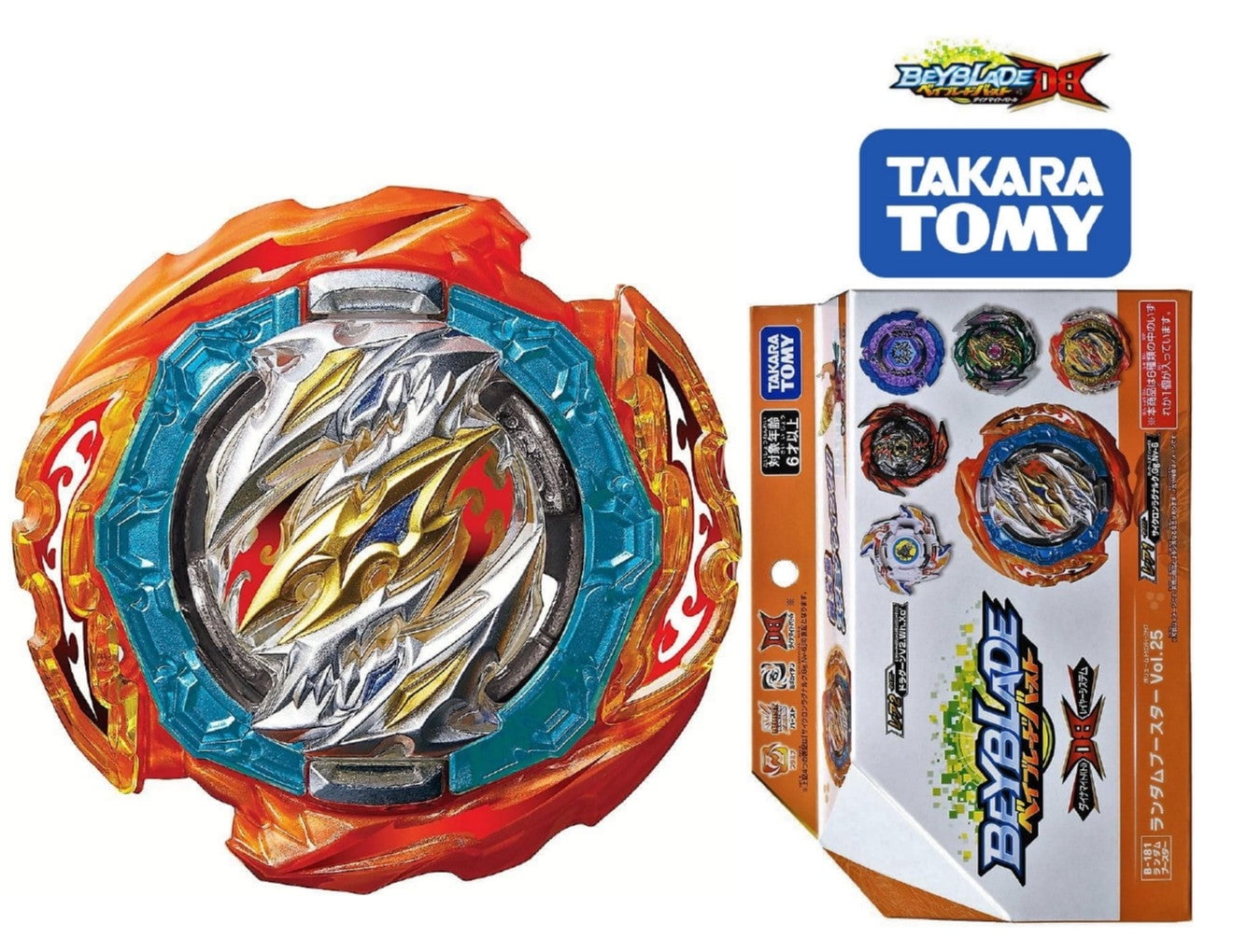 Takara Tomy Beyblade Burst B-181 01 Cyclone Ragnaruk Giga Never-6 PRIZE ...