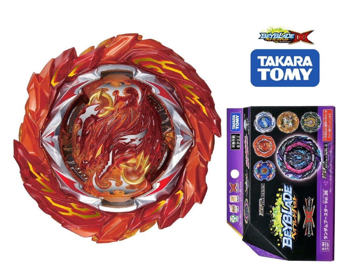 Takara Tomy Beyblade Burst DB B-186 02 Roar Fafnir 00 Revolve-2 ...