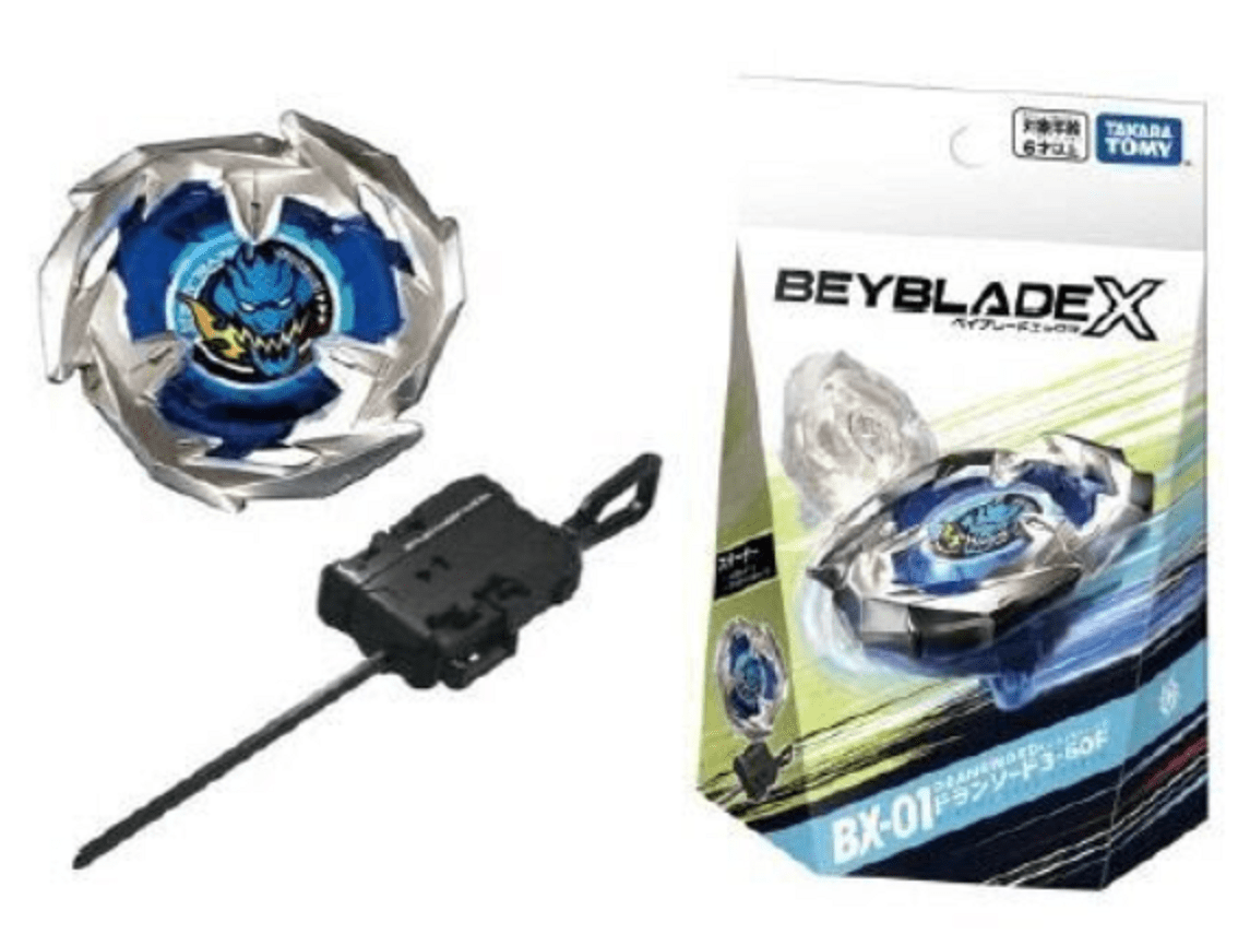 Takara Tomy Beyblade X Toys BX-01 Starter Dran Sword 3-60F - Walmart.com