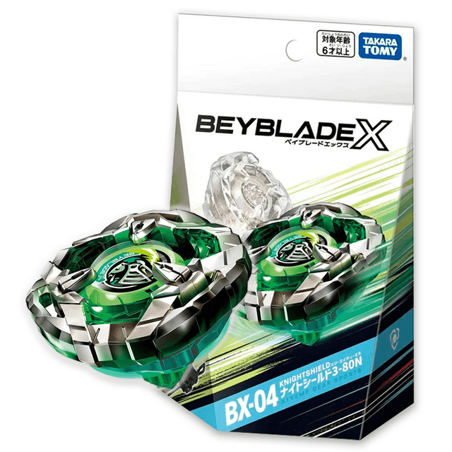 Takara Tomy Beyblade X BX-04 Starter Knight Shield 3-80N Defense Beyblade X Right Spin Xtreme ...