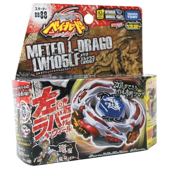 Takara Tomy Meteo L-Drago LW105LF BB-88, Attack Fusion Battle Beyblade ...