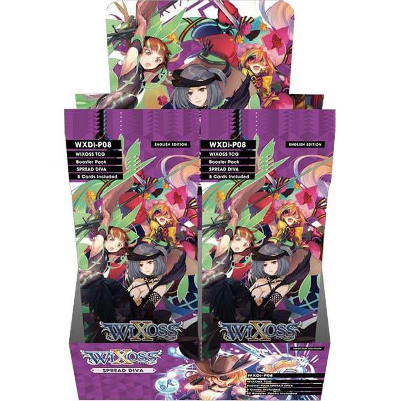 Takara Tomy TKRWXDIP08 WIXOSS Spread Diva Booster Display - Walmart.com