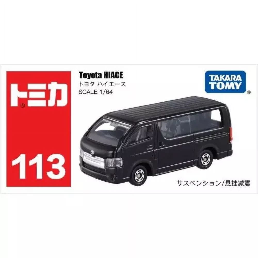 Takara Tomy Tomica 113 Toyota HIACE Black 1:64 Metal Model Toy Car New ...