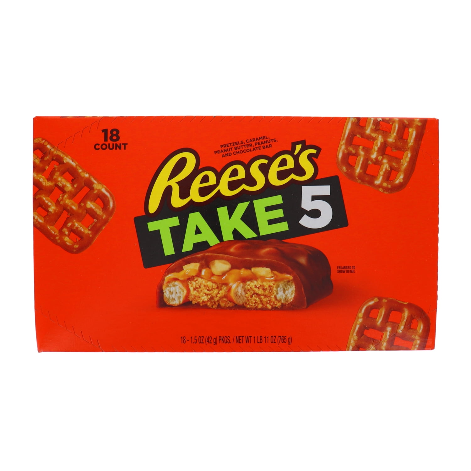 Take 5 Candy Bar, 1.50 Ounce (Pack of 18) - Walmart.com