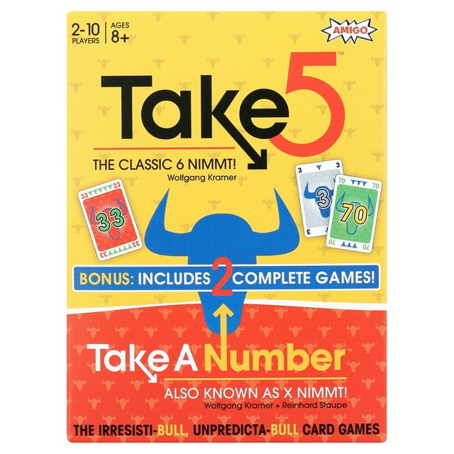 Take 5/Take A Number Bonus Pack Card Game - Walmart.com