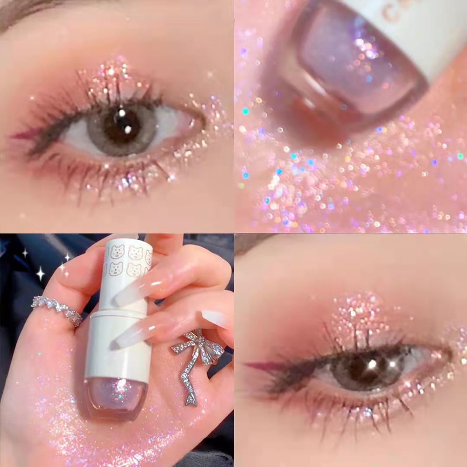 Take A Breather Erinde Liquid Glitter Eyeshadow Korean Makeup Tear Drop ...