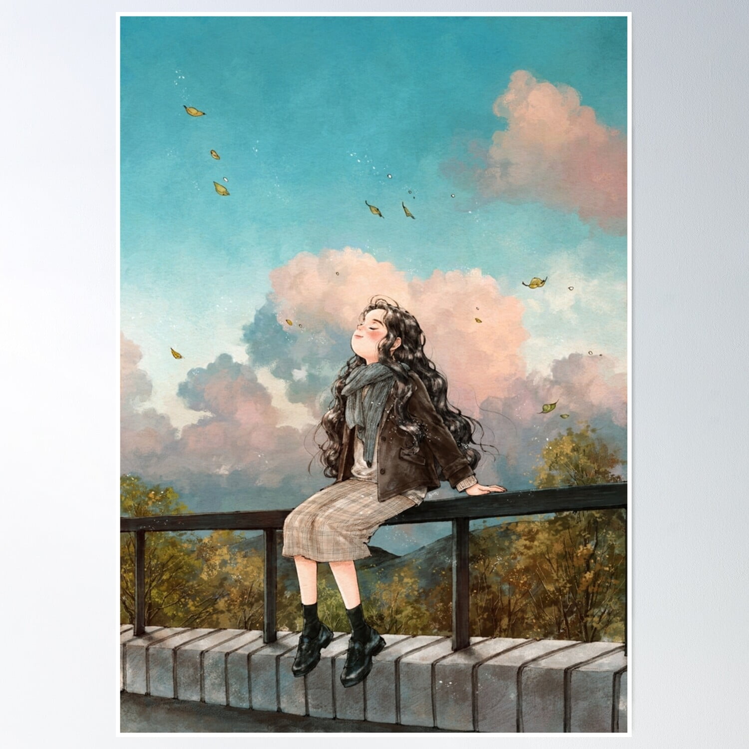 Take A Deep Breath Poster Wall Art, Modern Wall Decor, 8x12 UNFRAMED ...