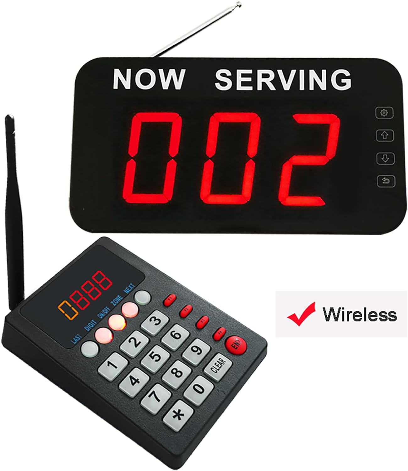 Take A Number System Queue Calling System Now Serving Queue Management System Waiting Number ...