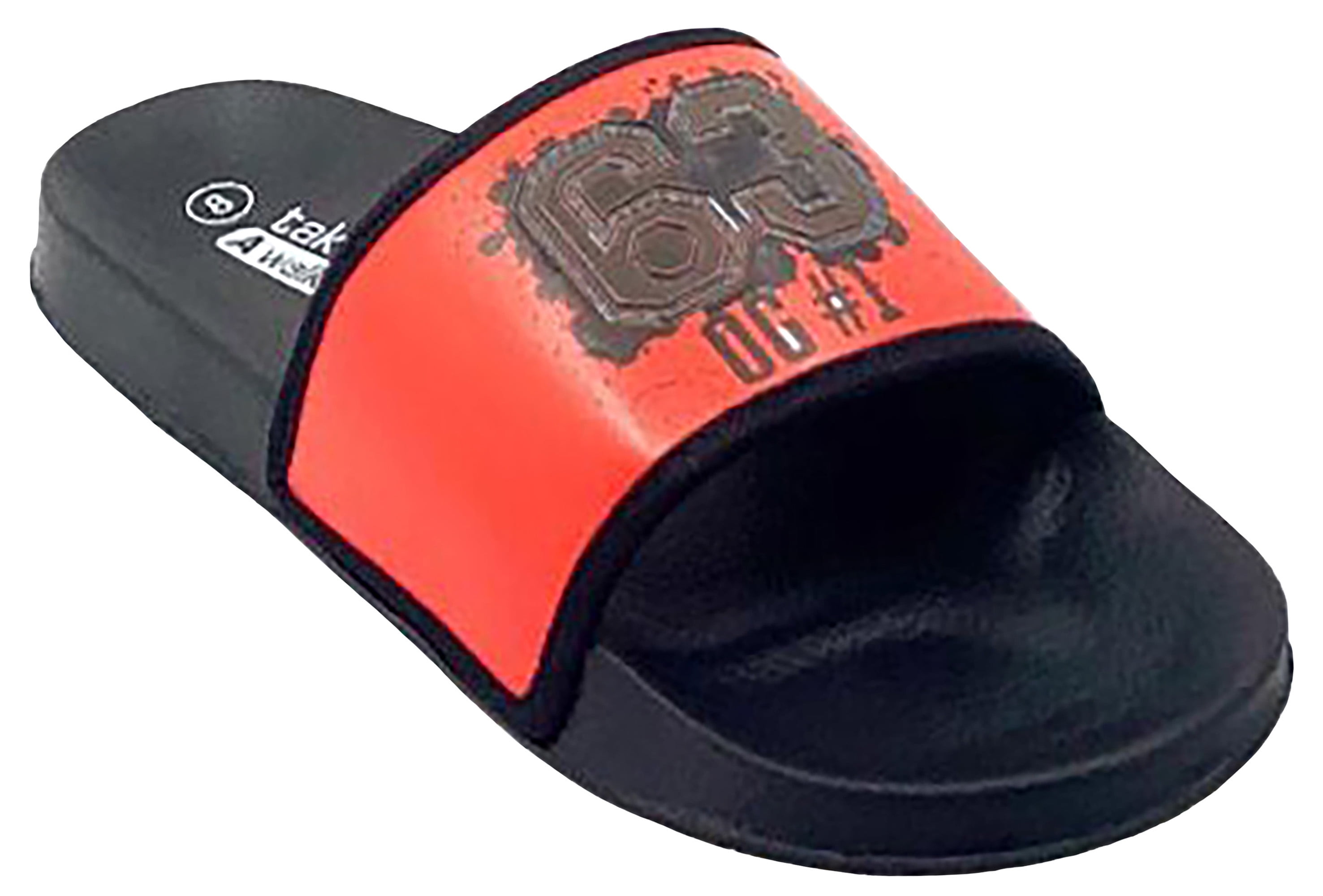 Take A Walk Men’s Verbiage Printed Pool Slides - Lightweight ...