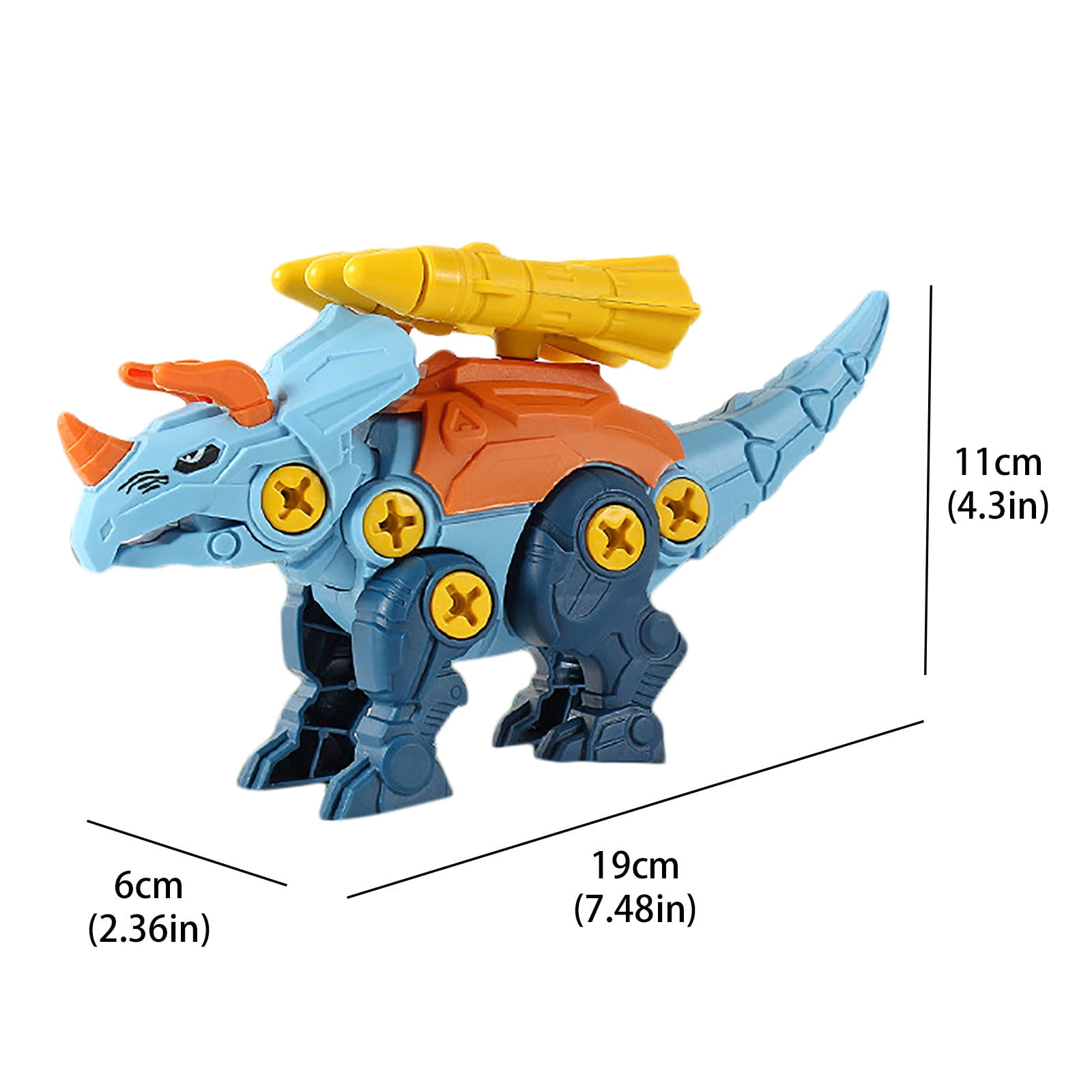 Take Apart Dinosaur Building Kit DIY Construction Toy with Screwdriver ...
