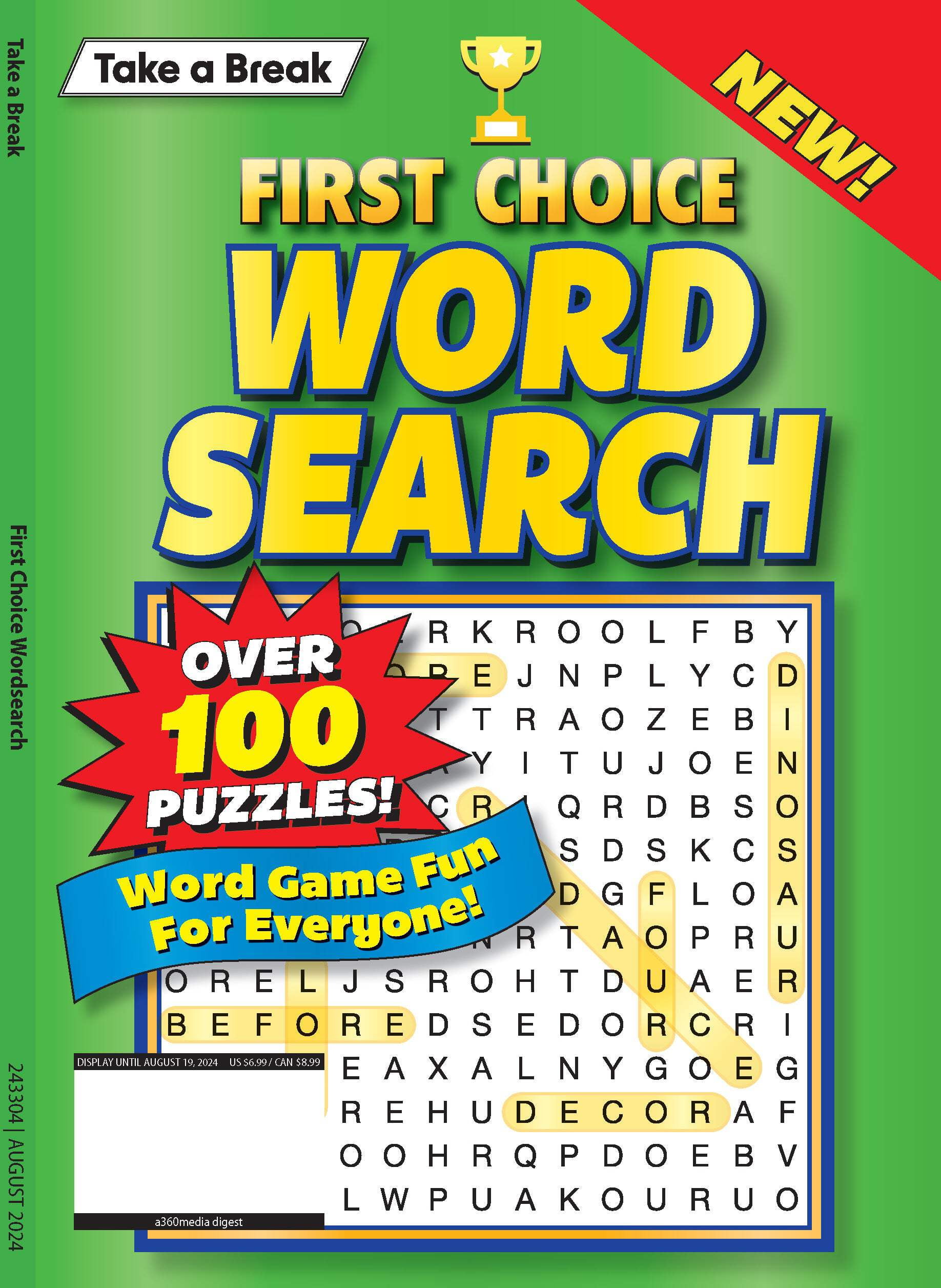 Take a Break - First Choice Word Search: 100+ Puzzles, Codewords, Fill ...