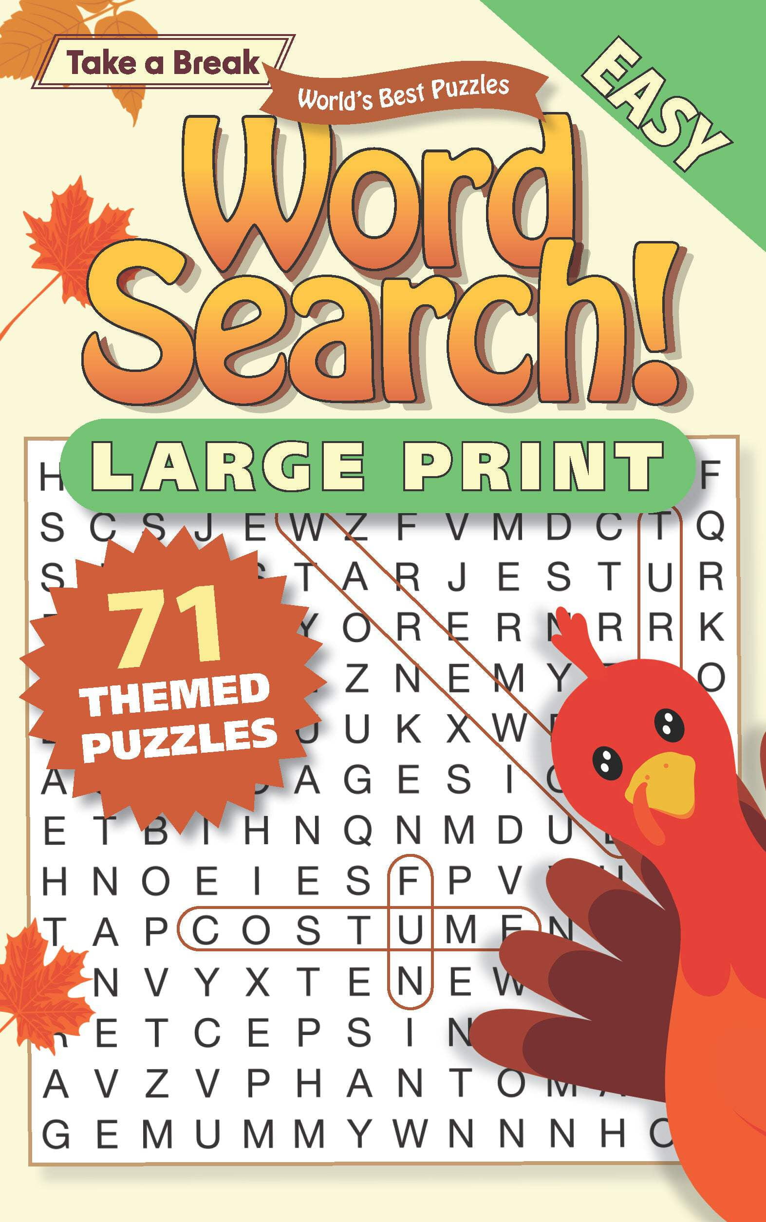 Take a Break - Word Search (Large Print): 71 Fall-Themed Puzzles, Easy ...
