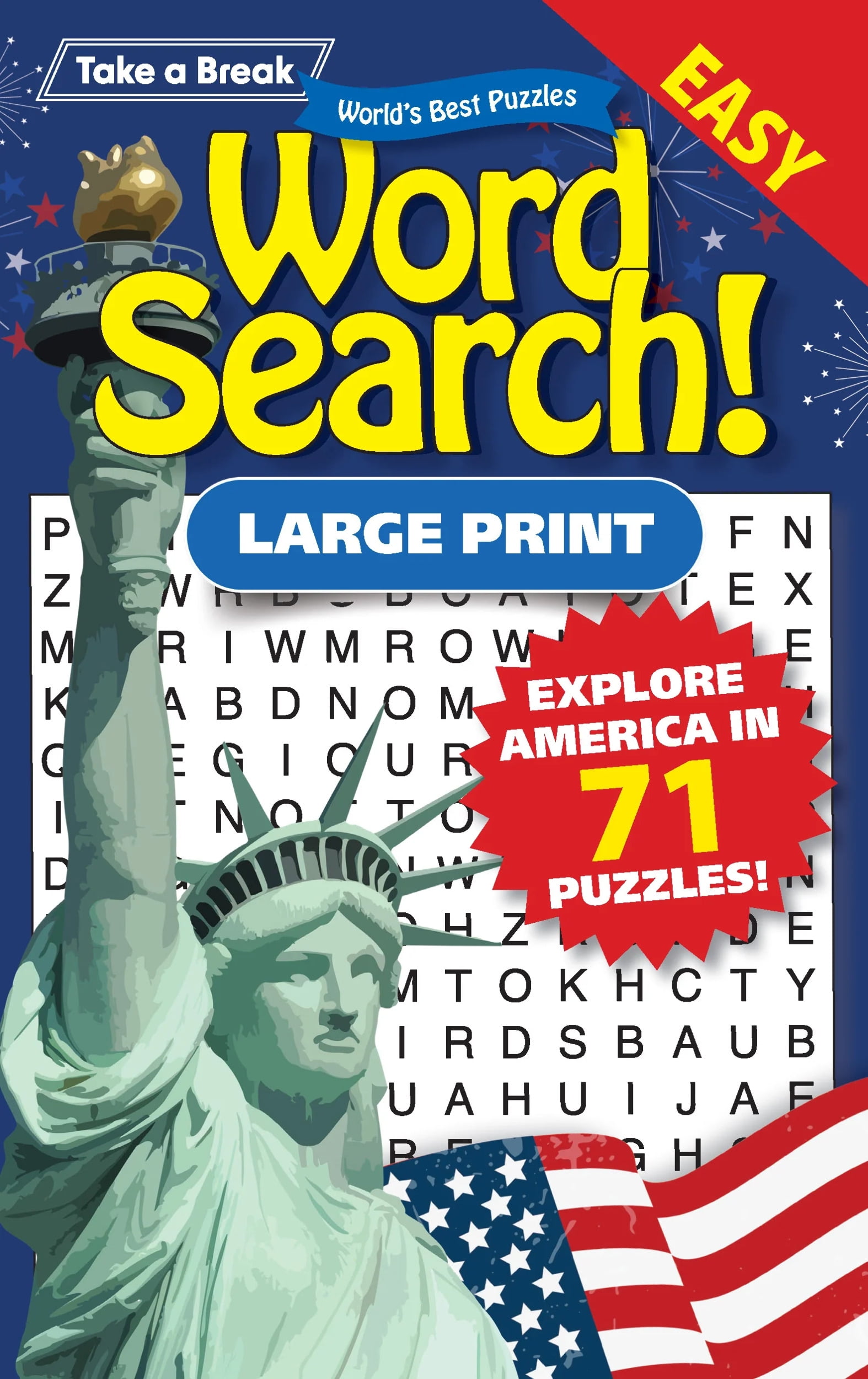 Take A Break - Word Search (Large Print): 71 Puzzles, Explore America ...