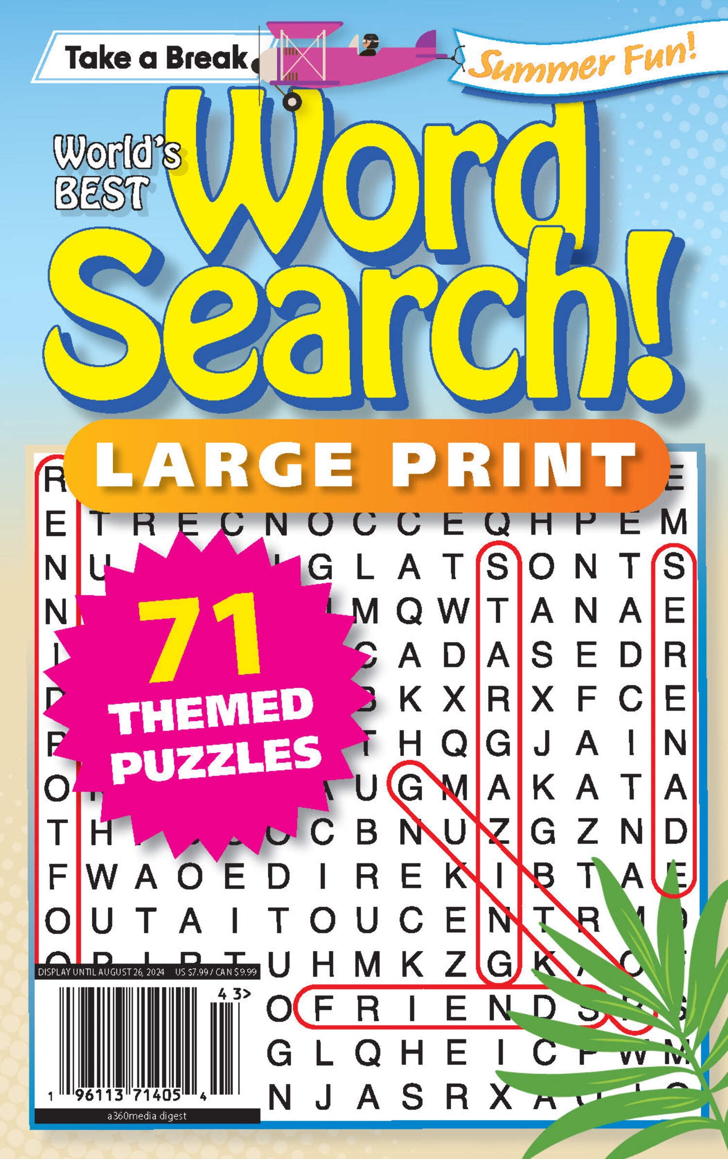 Take a Break - Word Search (Large Print): 71 Themed Puzzles, Summer Fun ...