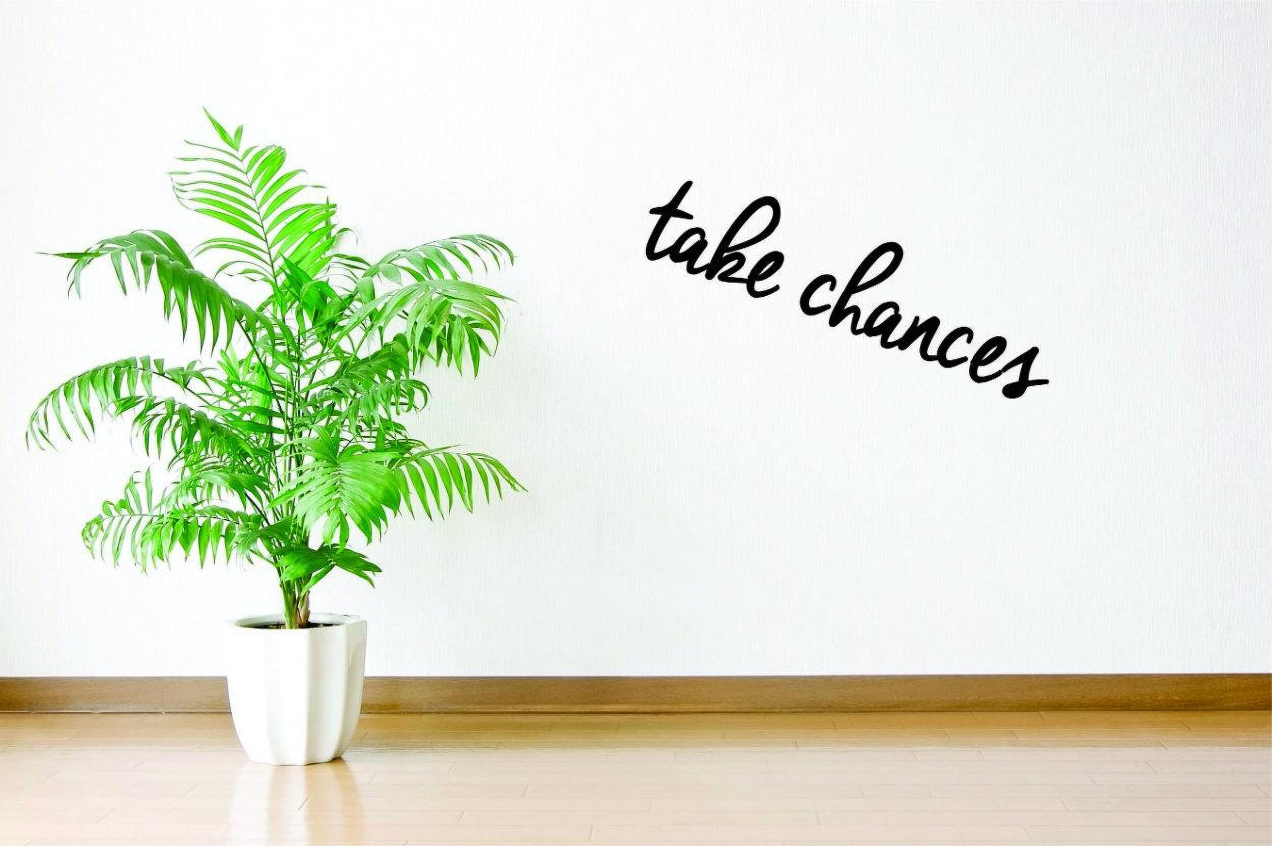 Take Chances Vinyl Wall Decal for Home - Dreams Hopes Wish Creativity ...