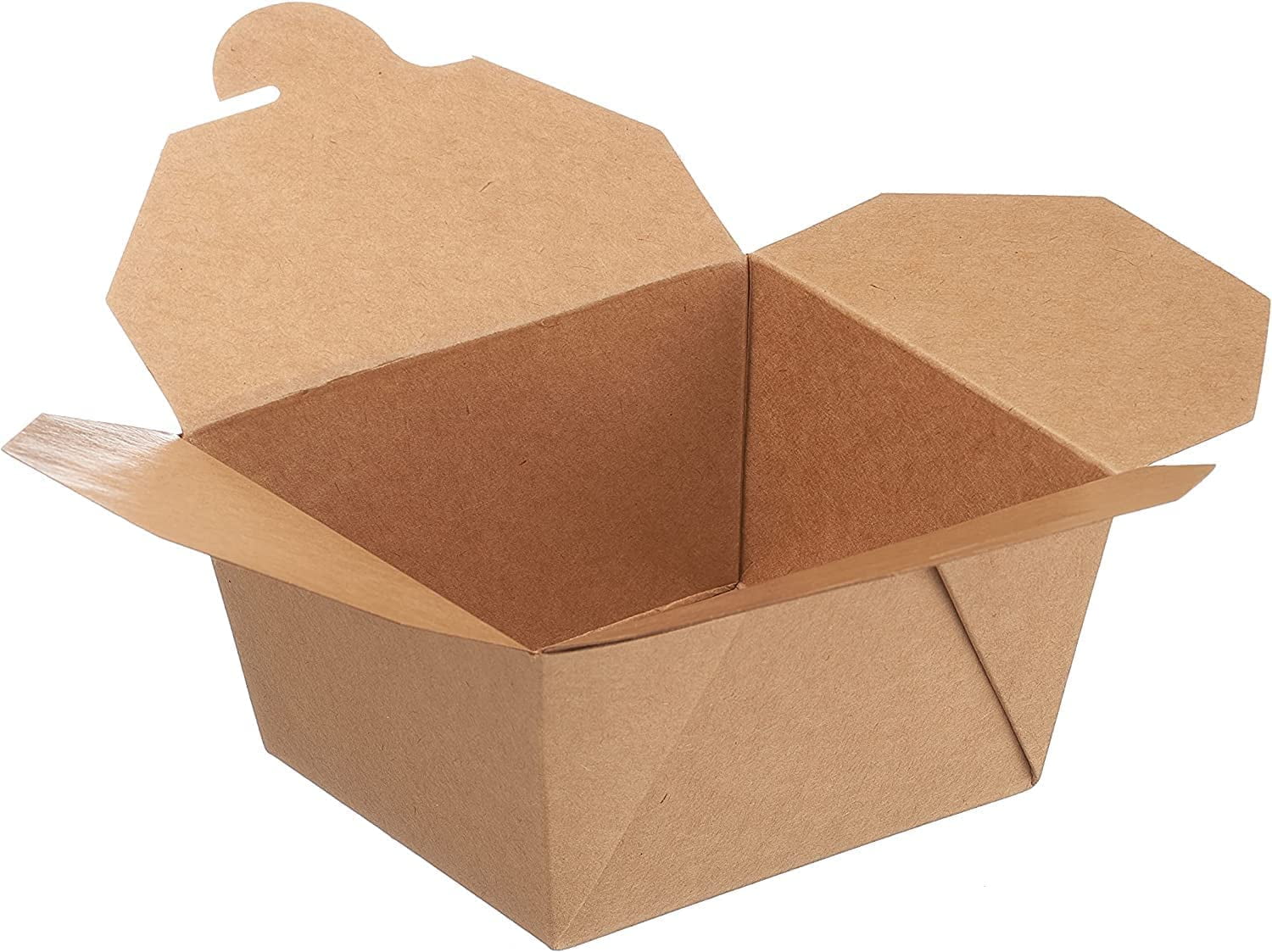 Take Containers 26 oz Brown Paper Take Boxes Microwaveable Leak and ...