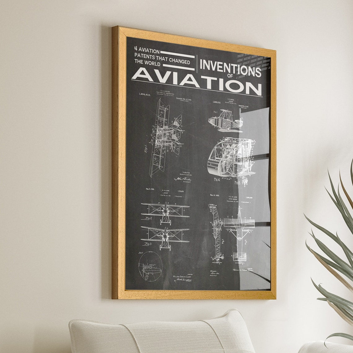 Take Flight With Aviation Patent Posters - Inventions Of Aviation ...