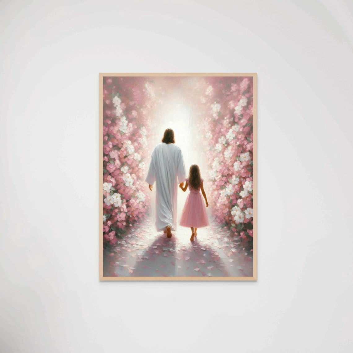 Take Her Home Modern Christian Art Jesus With Girl Bible Prints ...