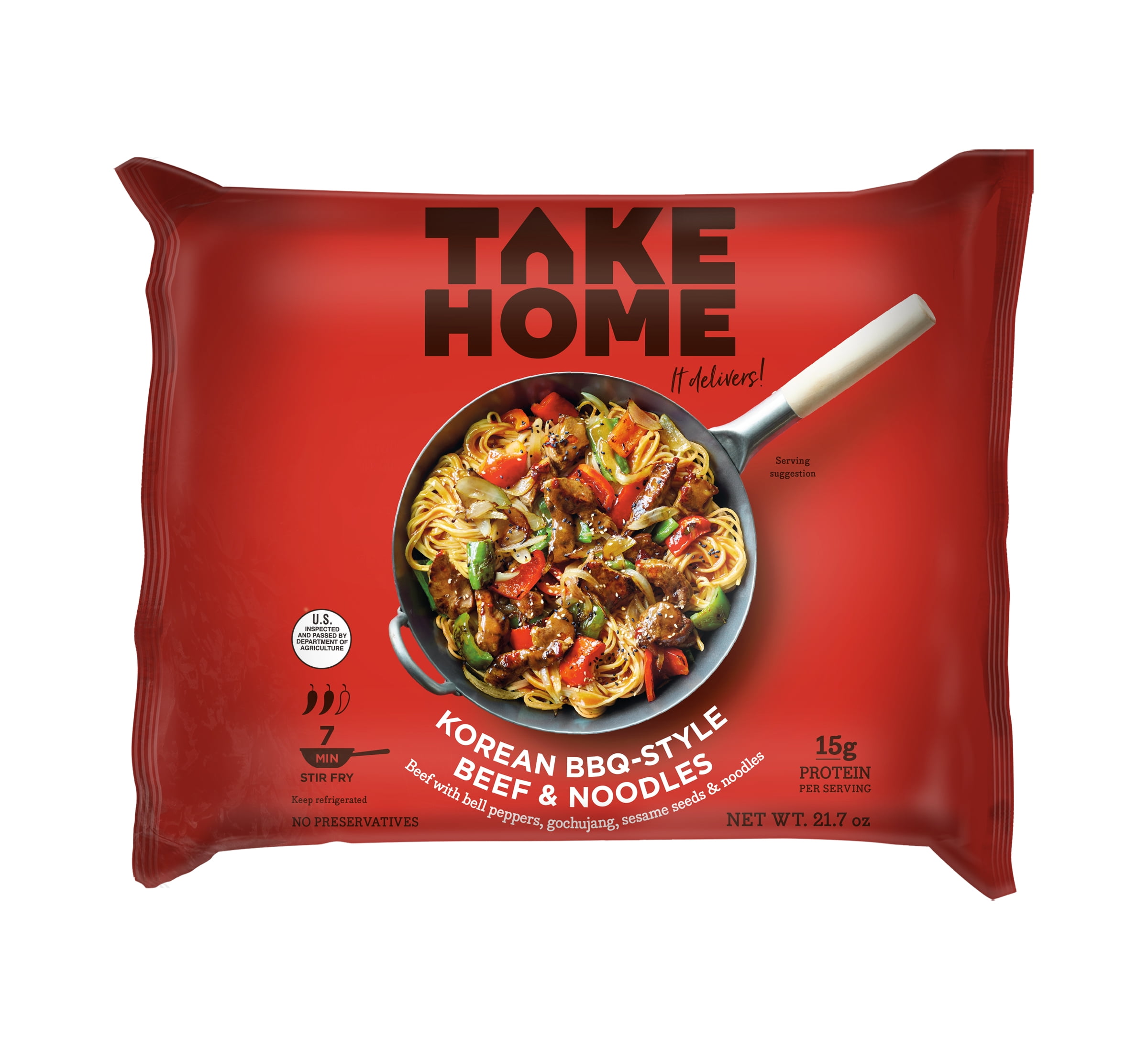 Take Home Tonight Korean BBQ Style Beef Meal, 21.7oz - Walmart.com