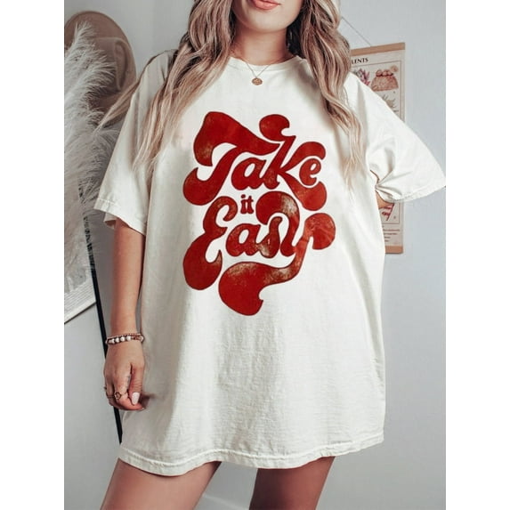 Take It Easy Graphic Tee - Walmart.com