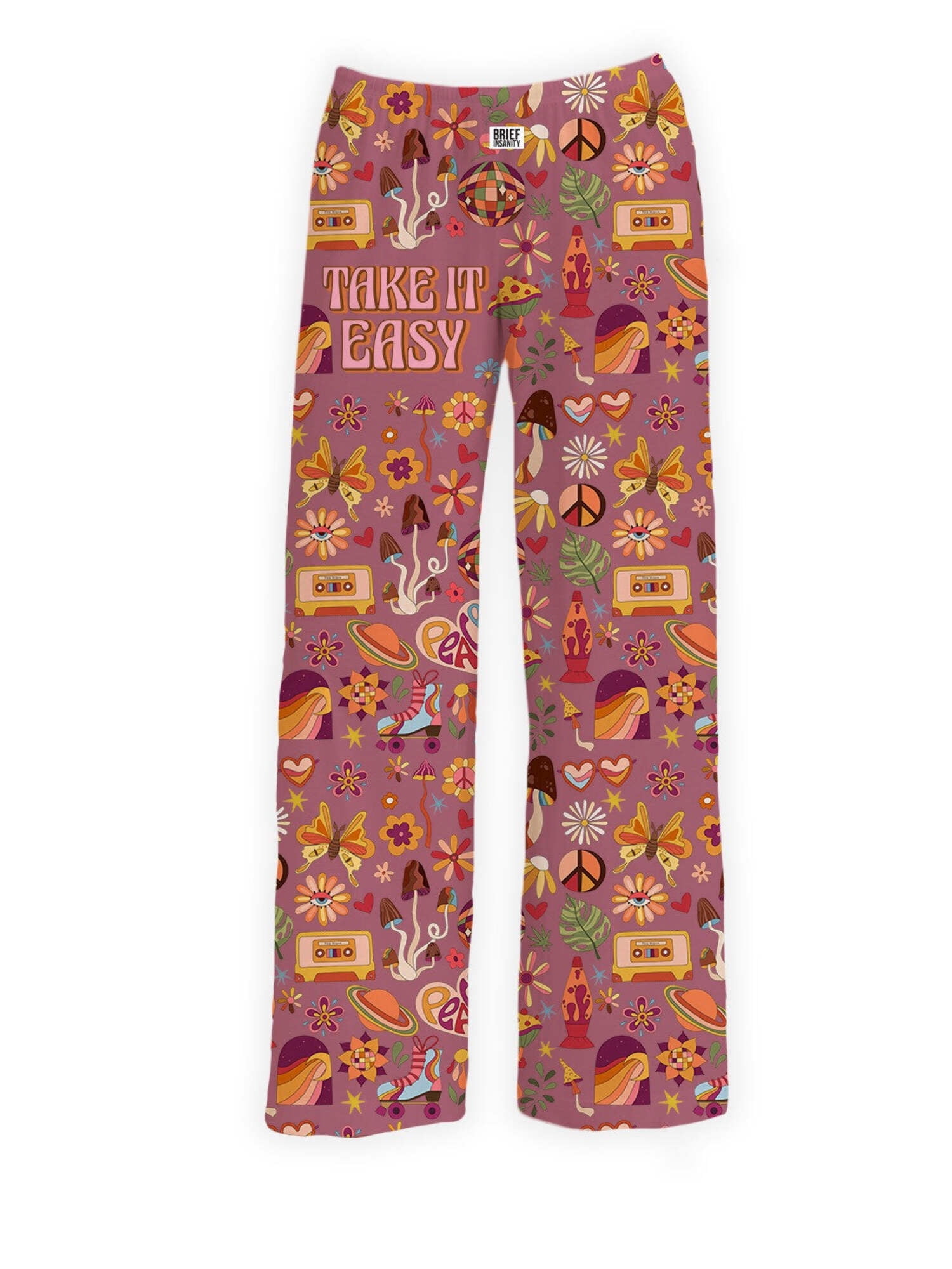 Take It Easy Groovy Lounge Pants - Walmart.com