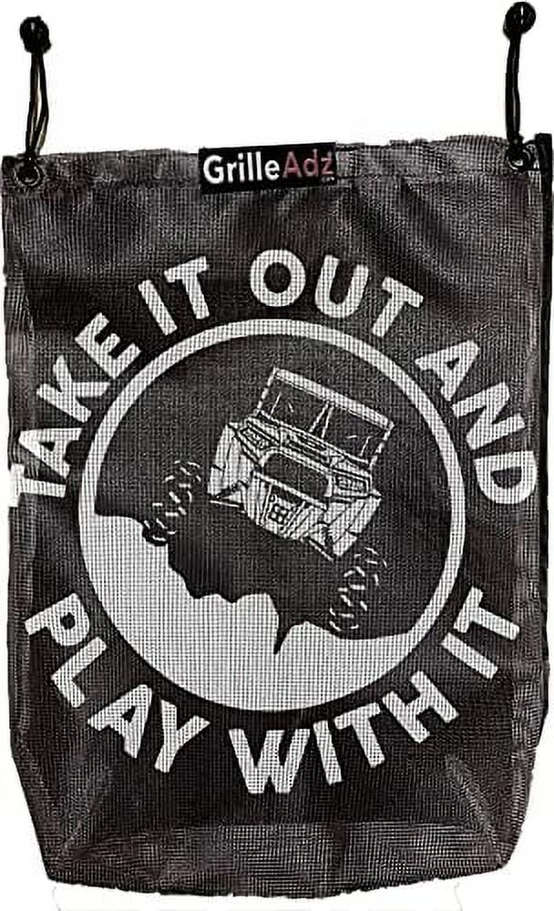 "Take It Out and Play With It" Universal UTV/Marine/Outdoor Mesh Bag ...