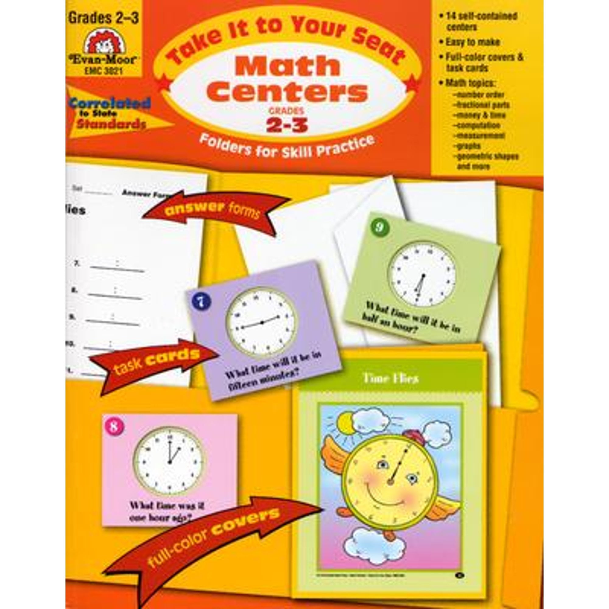 Take It to Your Seat Math Centers, Grades 2-3, Jo Ellen Moore, Jill ...