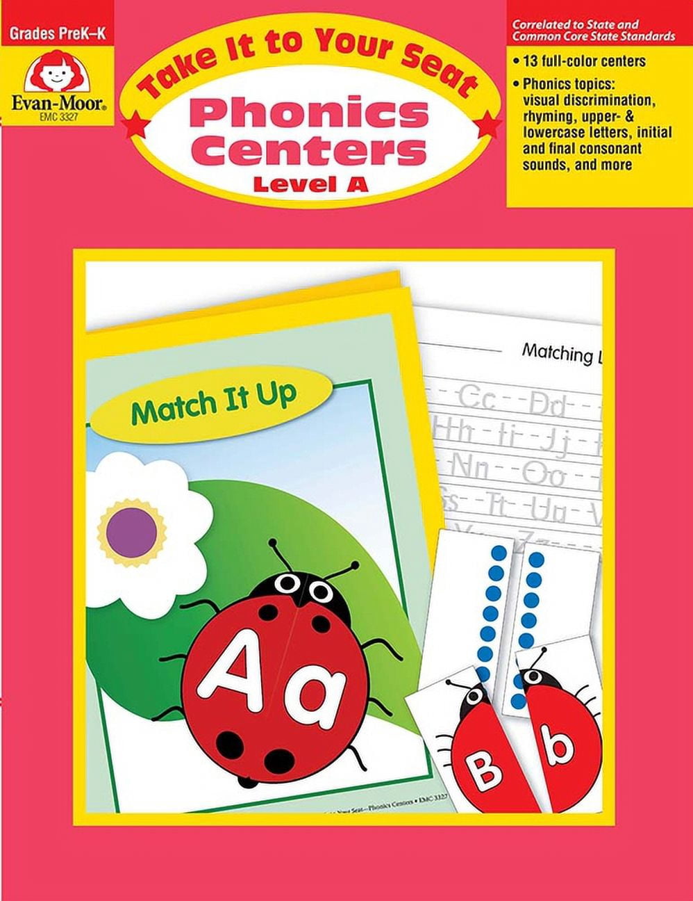 Take It to Your Seat: Phonics Centers: Phonics Centers Level A: EMC ...
