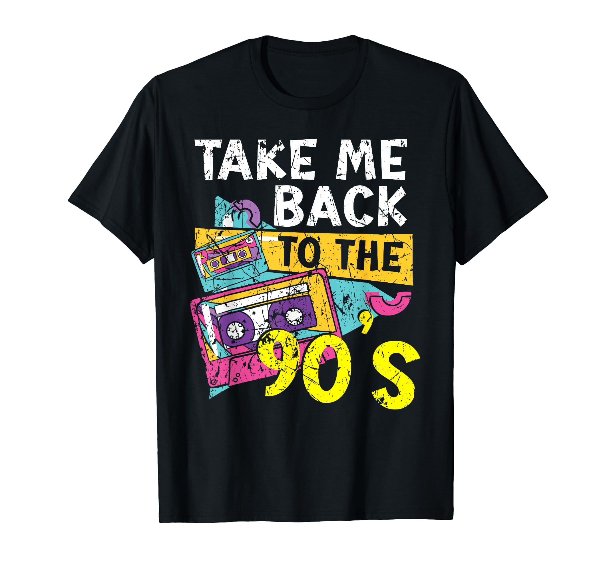 Take Me Back To The 90's 1990 Vintage Nineties Party 1990s T-Shirt ...