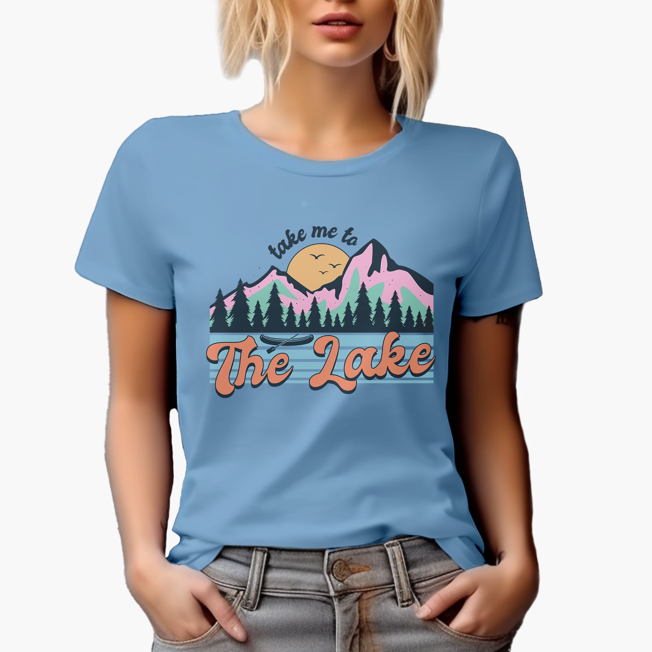 Take Me to the Lake, Vacation or Adventure Themed Art Merch Gift, Baby ...