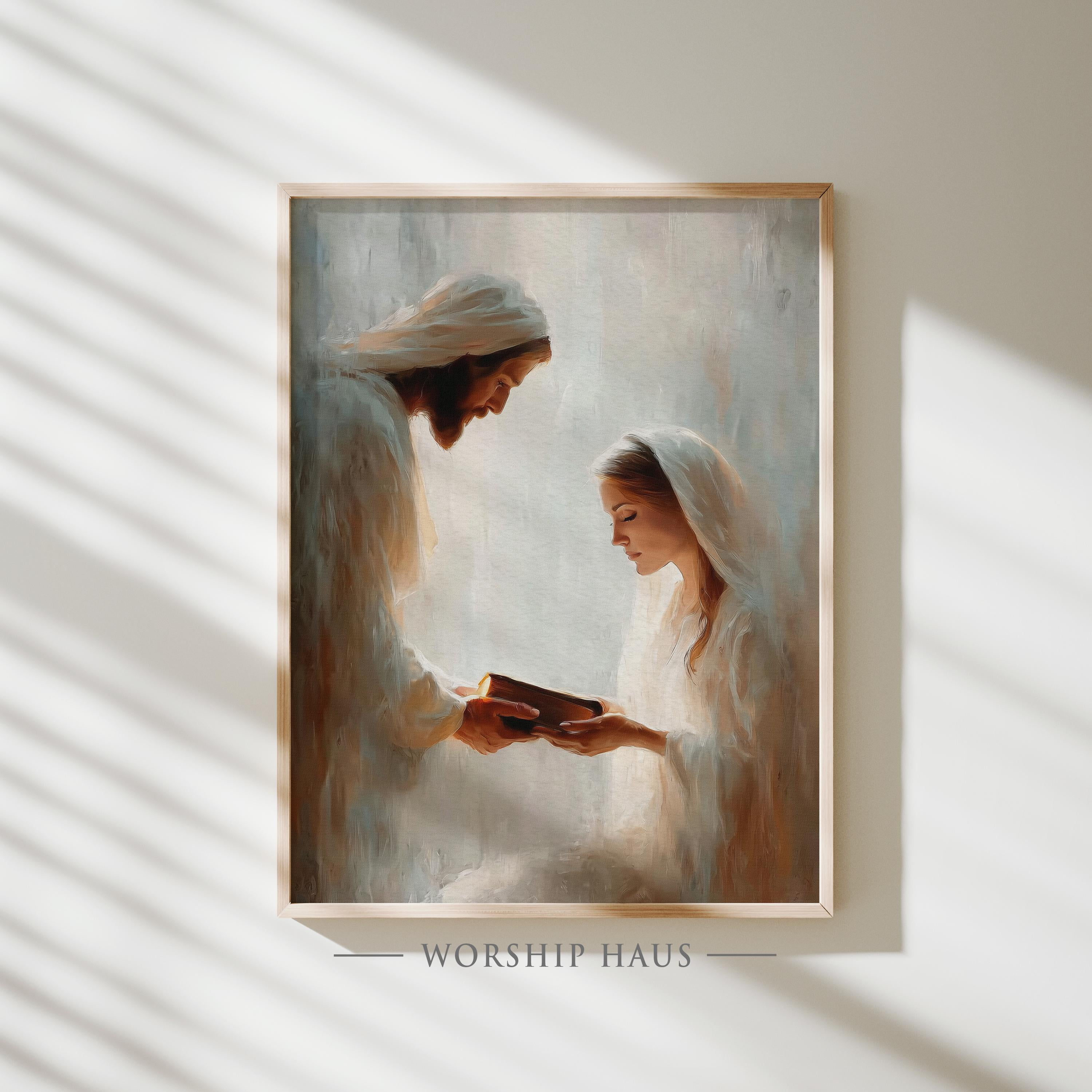 Take My Hand Christian Wall Print Jesus Reaching Out Sacred Invitation ...
