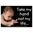 Take My Hand Not My Life Pro-Life Rally Sign (Pack of 10) - Walmart.com