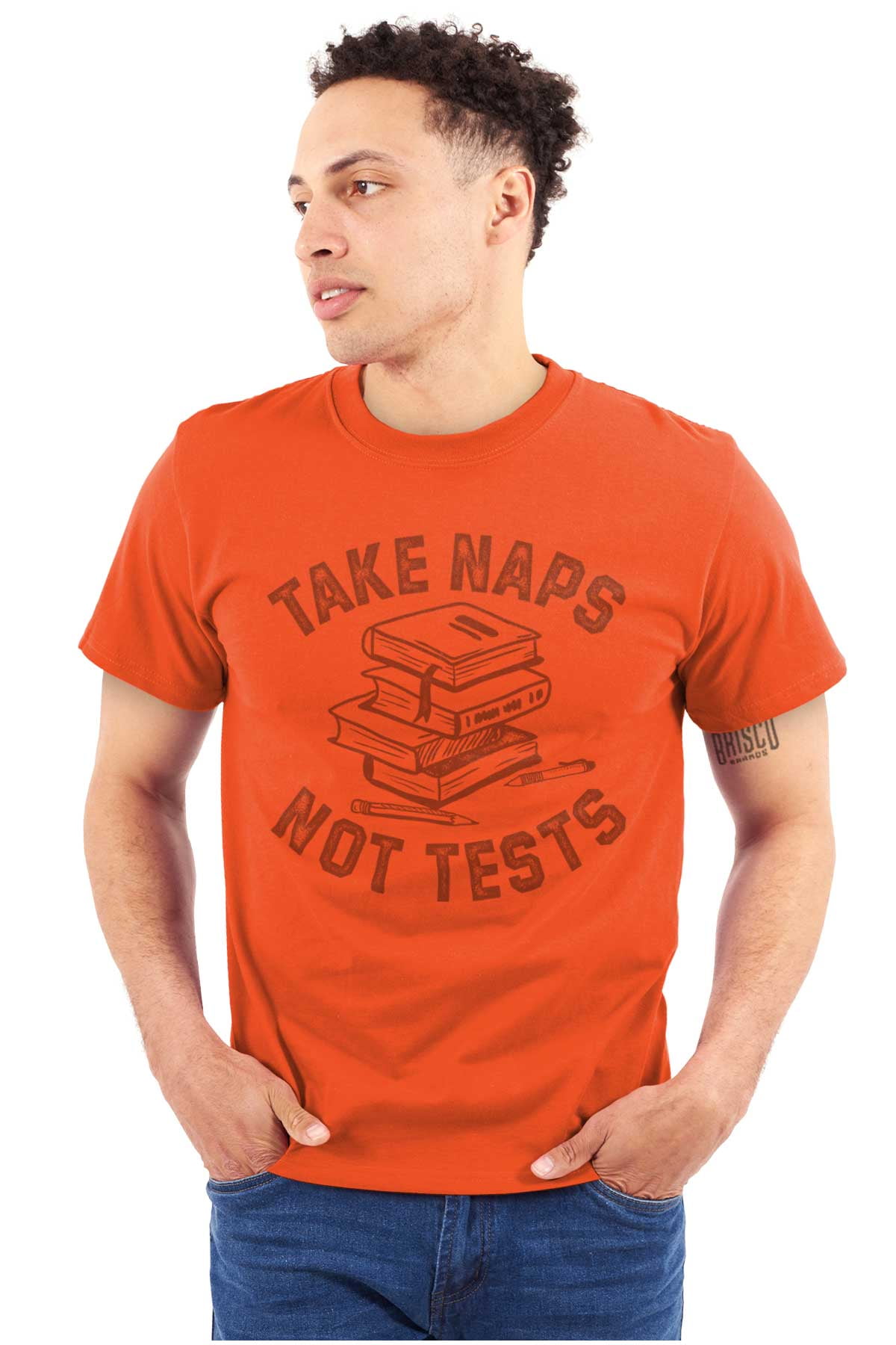 Funny Study Nerd Take Naps Not Tests Unisex Plus Size Graphic Tee ...