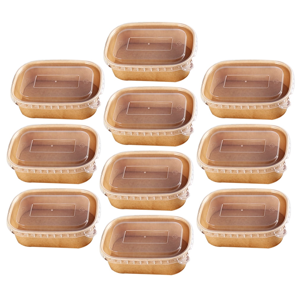 Take Out Food Boxes Lidded Disposable Lunch Takeaway Containers ...