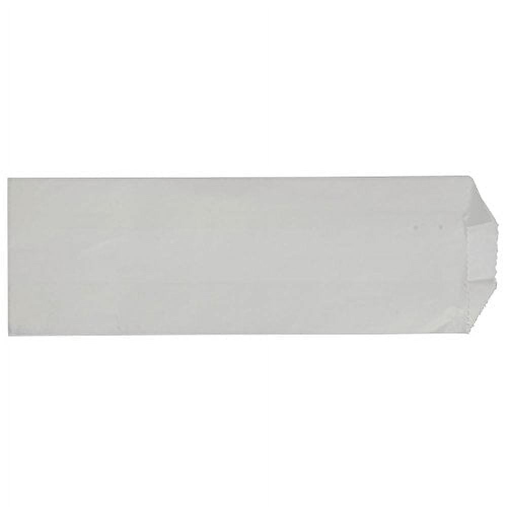 Take-Out Hot Dog Bag White Paper - 3"L x 2"D x 8 3/4"H 1000 per Case ...