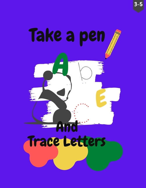 Take a Pen And Trace Letters: A Fun Book To Practice writing For Kids ...