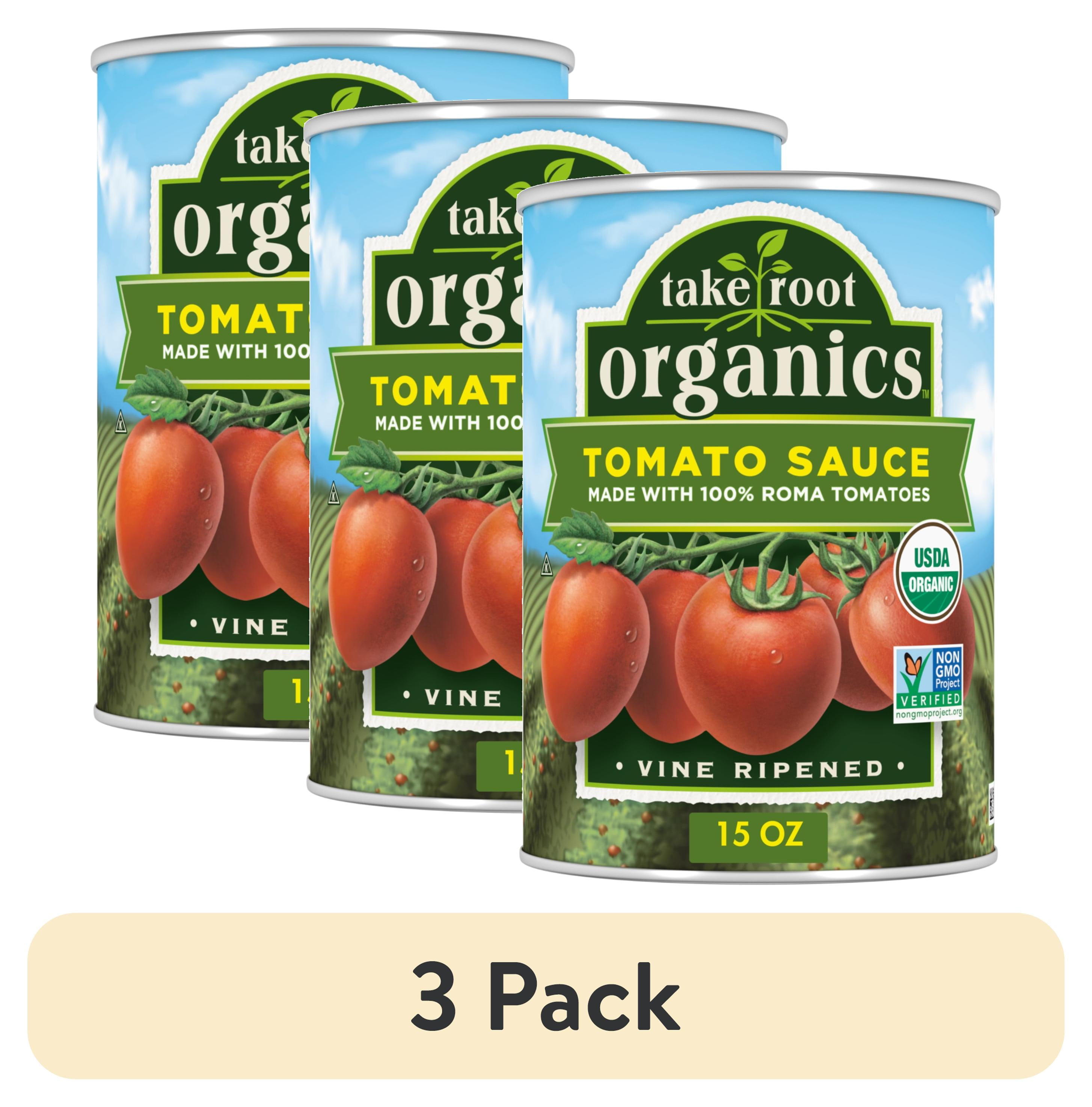 (3 pack) Take Root Organics Tomato Sauce, 15 oz Can - Walmart.com