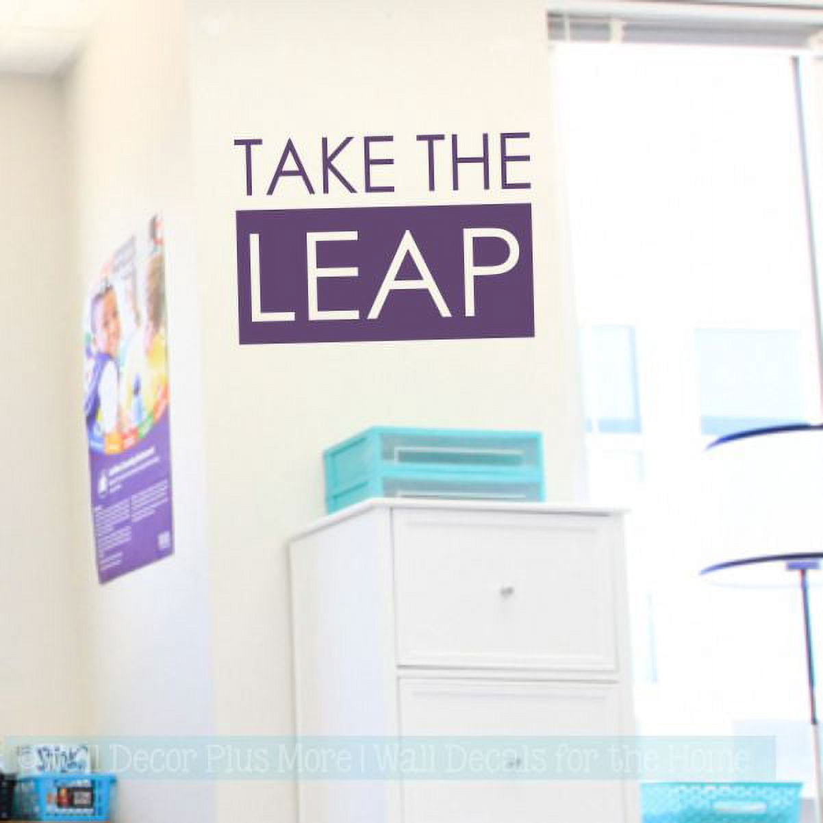 Take The Leap Motivational Wall Quotes Vinyl Lettering Decal Sticker ...