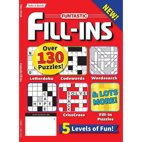 Take a Break - Funtastic Fill In 25.02.14: Over 130 Fill-In Puzzles, 5 ...