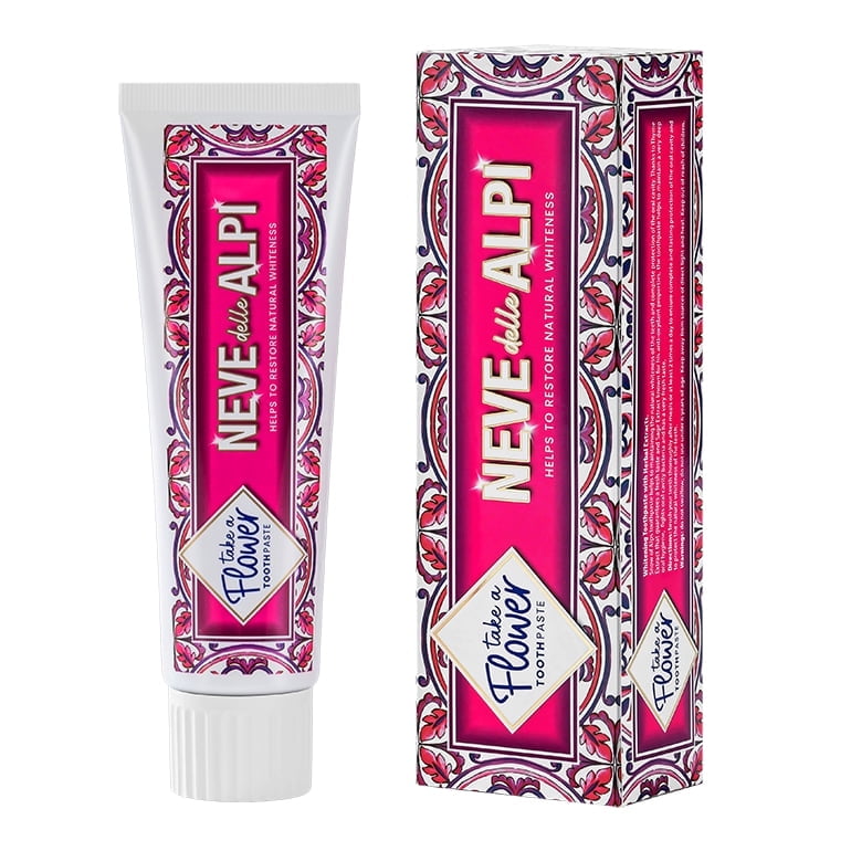 Take a Flower Italy Toothpaste 3.5oz(100g) Whiteness Mint - Walmart.com